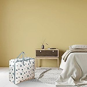 Zippered Storage Bag for Closet Comforter, Pillows, Quilt, Bedding, Clothes, Blanket Organizers with Large Clear Window & Carry Handles Space Save-r Storage Bag Multipurpose Bag