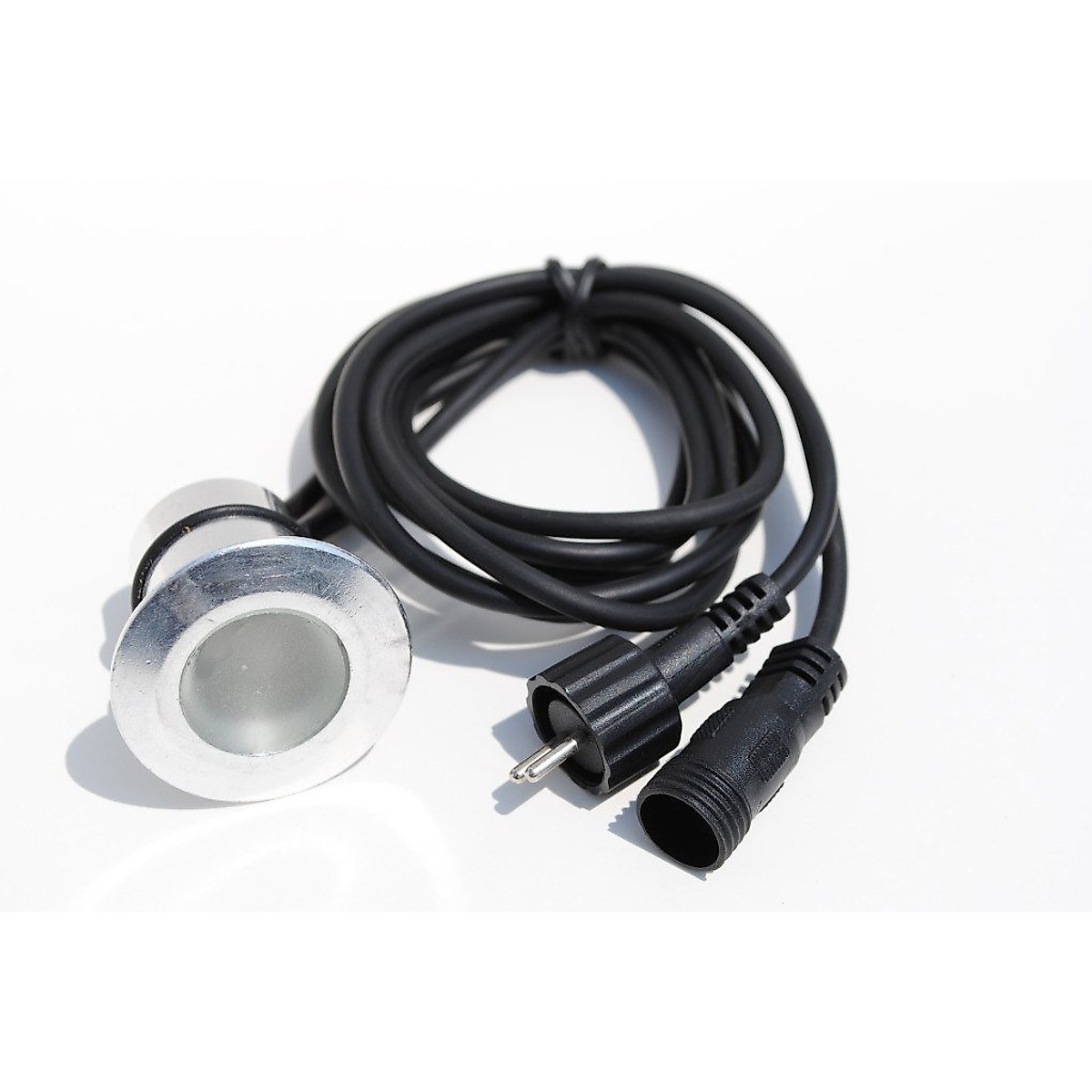 10 Pack White LED Light Deck Landscape Garden Lighting Kit with Transformer and Outdoor Photocell Dusk to Dawn Automatic Sensor