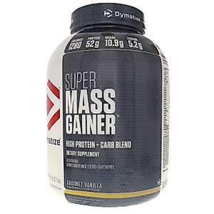 Dymatize Super Mass Gainer, Gourmet Vanilla, 6 Pound