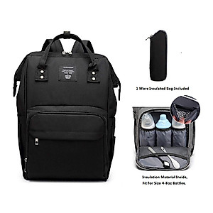 Diaper Bag Backpack, Large Baby Diaper Backpack Travel Diaper Bags with USB Charging Port