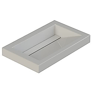 Lift Bridge Kitchen & Bath Assembled Wall-Mount Floating Bathroom Vanity with White Cultured Marble Top Sink Set, 31 in. W x 19 in. D x 29 in. H in White with Viteli + Genova Top