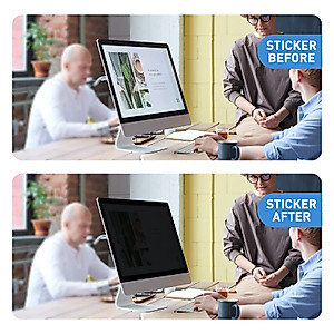 20.1''W Inch Privacy Screen Filter for Desktop Computer Square Monitor - Anti-Glare, Blocks 96% UV,Anti-Scratch with 4:3 Aspect Ratio
