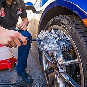 Chemical Guys ACCS37 Easy Reach Wheel and Rim Detailing Brush