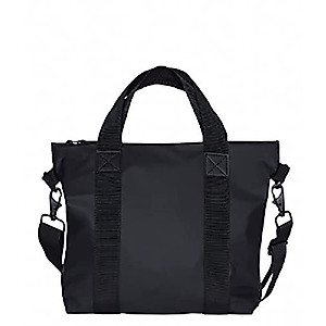 Rains Women's Mini Tote Bag, 01 Black (Black), One Size