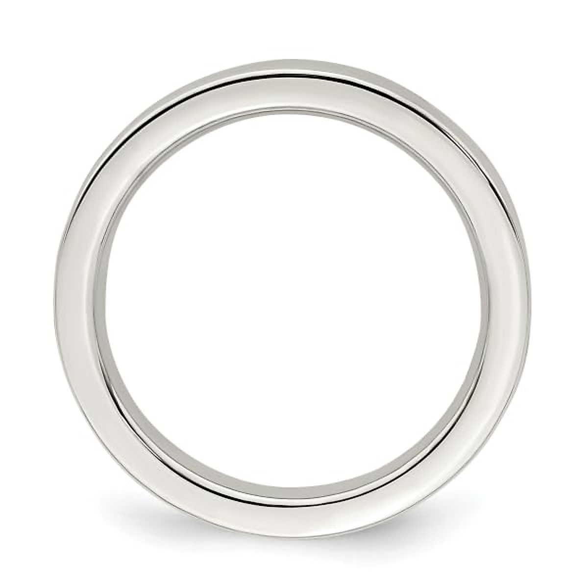 IceCarats 925 Sterling Silver 3mm Comfort Fit Plain Classic Wedding Band Ring Size 7