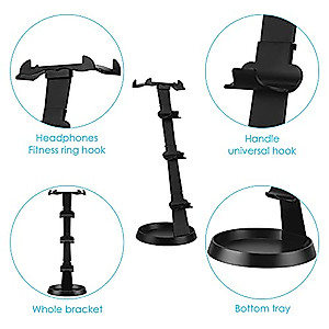 Ruiqas Headphone Storage Display Stand for Ring-Fit Headphone Compatible with Switch Pro/PS4/Xbox One Controller
