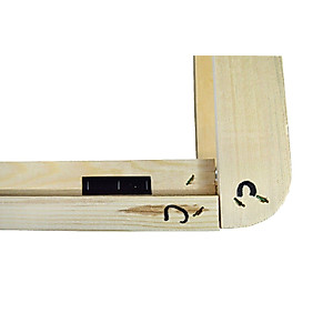 Bio Sleep Concept Natural Latex Foam Mattress Foundation with Feet (King, 5 inch)