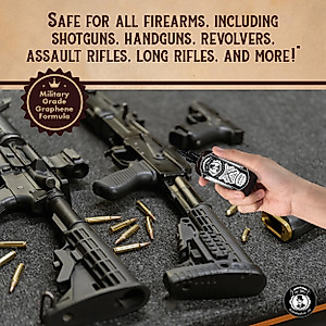 Dr. Jim's Prescription Gun Cleaner Lubricant and Protectant. Targets Carbon, Metals & Residue While Creating a Protective Barrier in and Outside of Your Gun. Made in USA