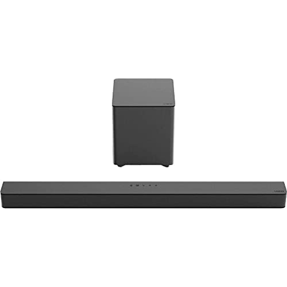 VIZO V-Series 2.1 Home Theater Sound Bar with DTS:X, Wireless Subwoofer, Bluetooth, Voice Assistant Compatible, Includes Remote Control - V21-H8 (Renewed)