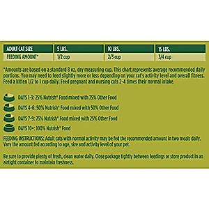 Rachael Ray Nutrish Premium Natural Dry Cat Food, Real Chicken & Brown Rice Recipe, 14 Pounds (Packaging May Vary)