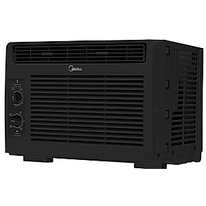Midea 5,000 BTU 115V Mechanical Window Air Conditioner, Black