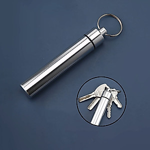 Angzhili 3 Pcs/Set Stainless Steel Toothpicks Kit,Reusable Tooth Picks Set,Portable Pocket Toothpick,Travel Toothpicks with Holder for Travel, Outdoor