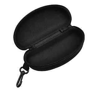 LERTREE Yuyeran Portable Waterproof Sunglasses Eyeglasses Case Zipper Hard Shell Box With Clip (1PC)