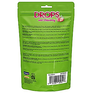 Vitakraft Drops Hamster Treat - Strawberry - Yogurt Treats for Hamsters Pink 5.3 Ounce (Pack of 1)