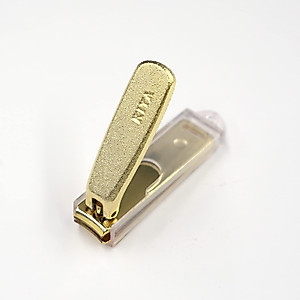 KIYA Nail Clipper Gold with a Dressing Case / Japan Import