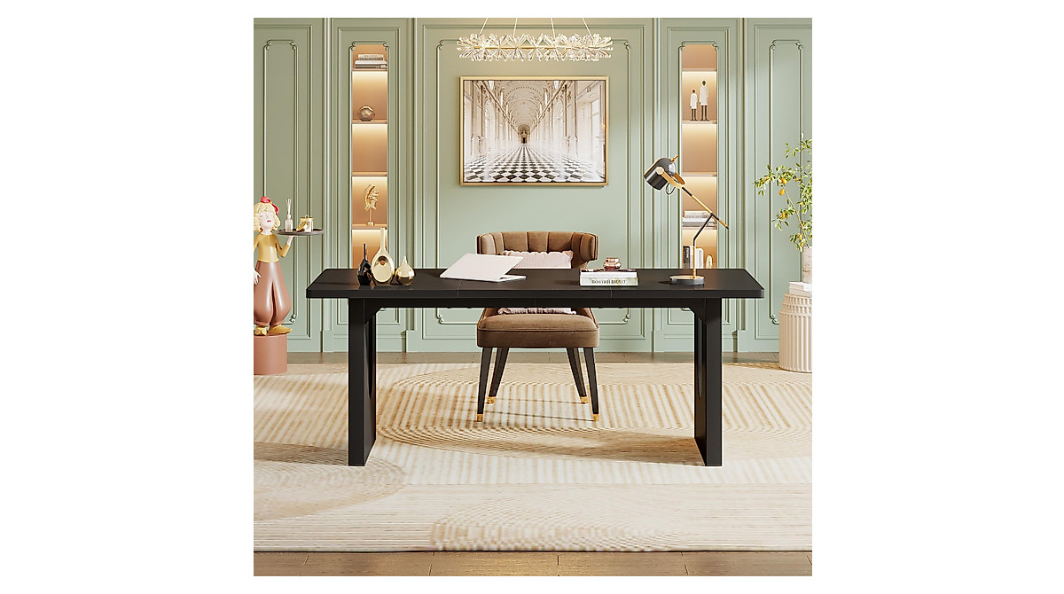 Tribesigns Modern Executive Desk - 70.9" Workstation