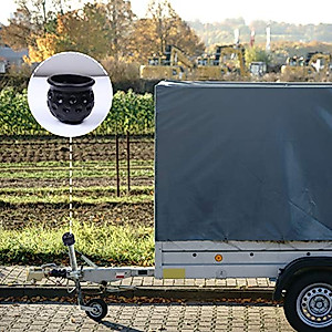 WINOMO 4pcs Trailer Ball Cover, Rubber Trailer Hitch Ball Cover, Towball Protect Cap Replacement Accessories for Daily Use Shop Store