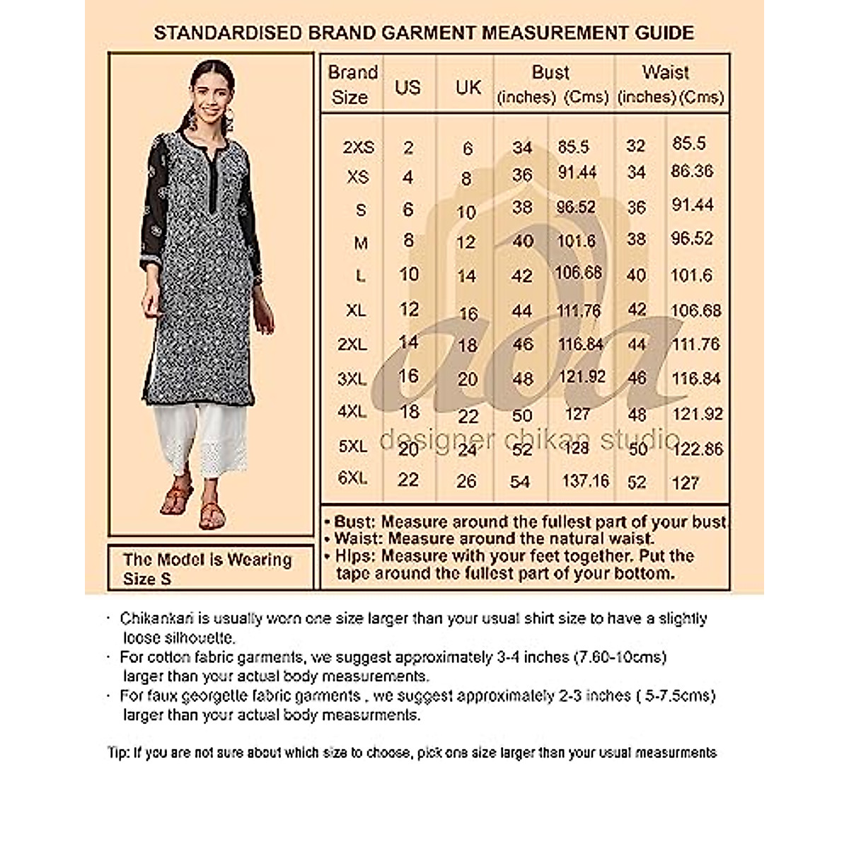 Ada Indian Hand Embroidered Chikankari Women's Cotton Straight Tunic Kurti Kurta A411345 (Yellow, 5XL)