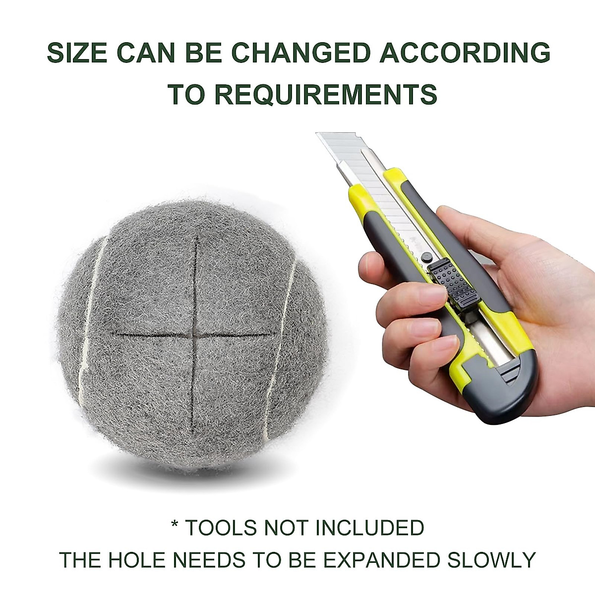 ANCKNE Walker Tennis Balls Precut Tennis Balls for Walkers 4PCS Walkers Legs Universal Precut Glide Balls, Heavy Duty Long Lasting Felt Pad Glide Coverings（Gray）