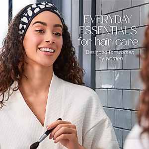 GRACE & COMPANY Spa Headband - Lightweight, Absorbent & Breathable Makeup Headband. Performance Micro-Cotton Headband For Washing Face, Facials, Applying Make-up & Skincare - Casablanca