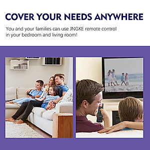 JNGKE Universal Remote Control for Only All Samsung TV, Samsung Remote for Samsung Smart TV LED LCD QLED 4K 3D Series, for All Samsung TV Remote Model Black