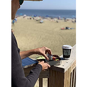 Bits Kits Stainless Steel Bento Box Lunch and Snack Container for Kids and Adults, 4 Sections