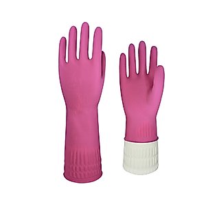 Car Wash Cleaning Latex Extended Women's Household Housekeeping Gloves Durable Waterproof Non Slip Dishwashing Gloves