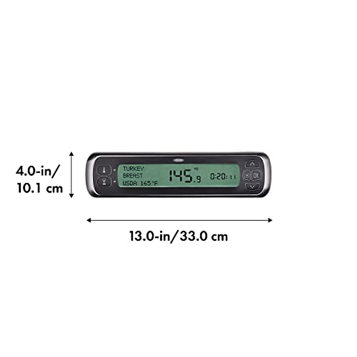 OXO Good Grips Chef's Precision Digital Leave-In Thermometer, Stainless Steel, 1 count