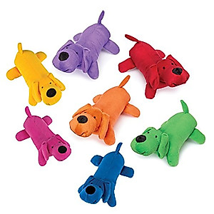 Zanies Neon Big Yelper Dog Toys, Yellow, 7"