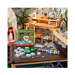 Crayola Metallic Clay Art Kit with Paints, Fossil Molds, Gift for Kids, Ages 7, 8, 9, 10