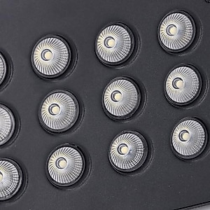 Natudeco LED Parking Lot Light Adjustable Lighting Angle Parking Lot Lamp Light Sensing Function Parking Lot Barrier Light for Roadways Driveways