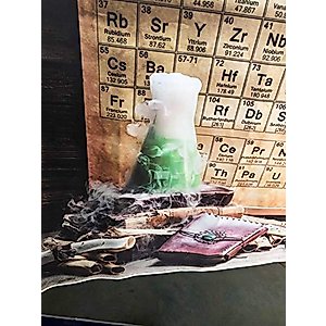 Leyiyi 5x3ft Vintage Chemistry Lab Backdrop Rustic Wooden Cottage Retro Maps Chemist Microscope Retro Periodic Elements Table Quil Photo Background Cowboy Kids Portrait Studio Prop Vinyl Banner