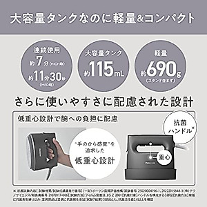 Panasonic NI-FS790 Clothes Steamer, 360° Powerful Steam (With 3 levels of temperature adjustment)100V Only Japan Import 2023 Model (Black)