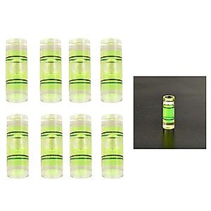 SHARROW 8 Pcs Bow Sight Water Level Bubble Transparent Column Bubble Level Archery Replacement Accessories