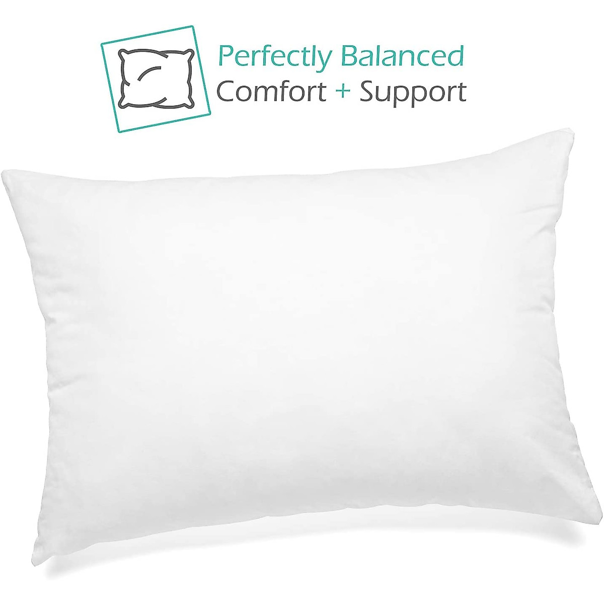 Nestl Kids Toddler Pillow - Baby Pillows for Sleeping - Small Pillow Set of 2 - Down Alternative 100% Cotton Pillow with Polyester Fiber Filling - Soft Pillow for Kids 13 x 18 Inches