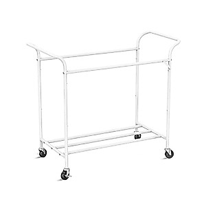 Laundry Sorter, Nerveol 44 Gallons Laundry Basket Laundry Hamper 3 Section with Heavy Duty Rolling Lockable Wheels and Removable Bags, 3 Bag Laundry Organizer Cart for Clothes Storage