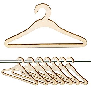 lot Baby Wooden Clothes Hanger Baby Creative Hanger Rack Home Girls Princess Room Nursery Decor for Kids (40 PCS)
