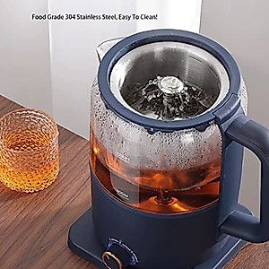 Electric Tea Coffee Kettle Thermal Temperature Control Stainless Steel Automatic Shut Off With Infuser For Boiling Hot Water 1.2 L