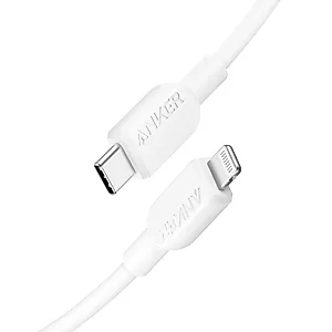 Anker 310 USB-C to Lightning Cable(White, 6ft), MFi Certified, Fast Charging Cable for iPhone 14 Plus 14 14 Pro Max 13 13 Pro 12 11 X XS XR (Charger Not Included)