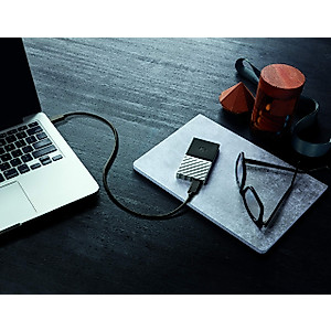 WD 512GB My Passport SSD Portable Storage - USB 3.1 - Black-Gray - WDBK3E5120PSL-WESN