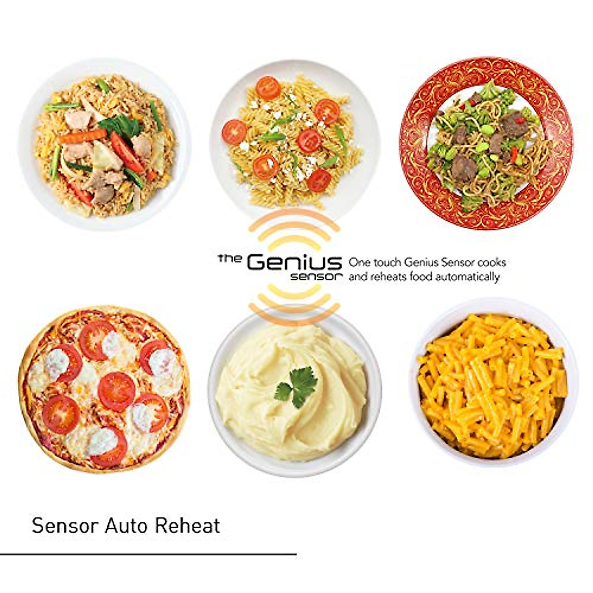 Panasonic NN-SU66LS 1100W with Genius Sensor Cook and Auto Defrost Countertop Microwave Oven, 1.3 cu ft, Stainless Steel