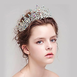 Chanaco Birthday Crown Birthday Sash Birthday Crowns for Women Birthday Queen Sash Silver Tiara Happy Birthday Decorations Rhinestone Headband Birthday Party Gifts