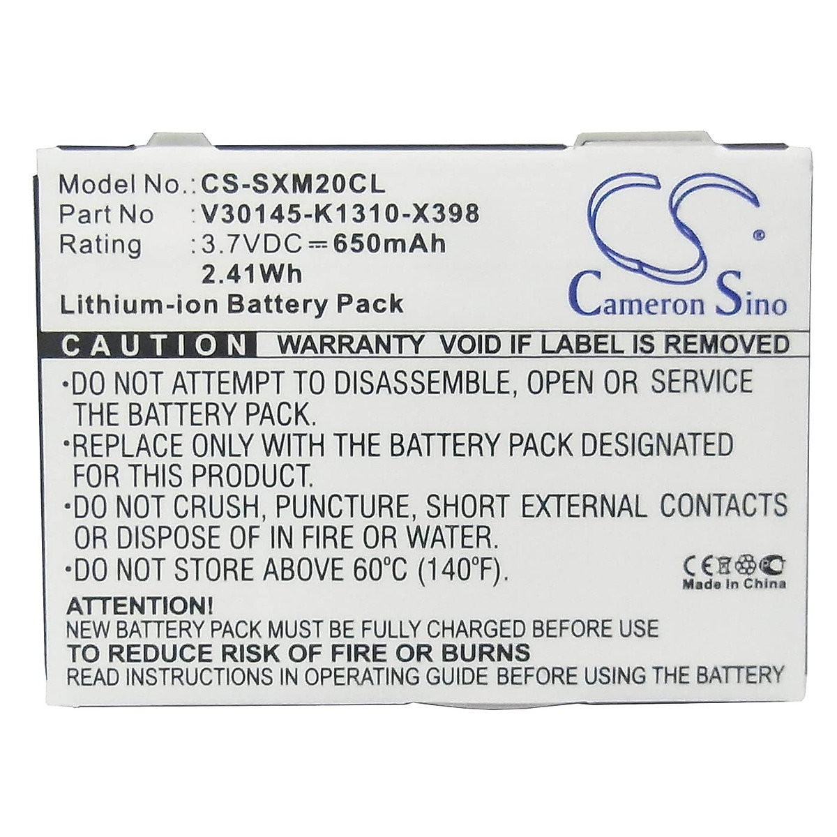 VINTRONS Replacement Battery for Siemens Gigaset M2, Gigaset M2 EX, Gigaset M3