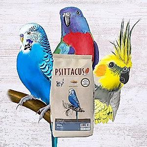 Psittacus Micro 2.2 lb | Complete Diet for Parakeets, Cockatiels and Australian Parakeets | Premium Food for Birds, 100% no-GMO