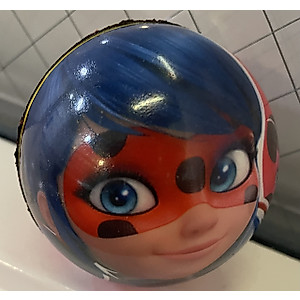 What Kids Want Miraculous Ladybug Bowling Set - Superheroes Bowling Set for Kids, Fun Indoor and Outdoor Bowling Game for Kids, for Birthday Parties, Games and Play Dates - 7 Pieces Set