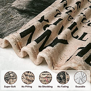 Gifts for Brother Blanket - Brother Gift from Sister - Brother Gifts - Brother Birthday Gift - Birthday Gifts for Men - Soft Flannel Throw Blankets for Bed Sofa Couch Travel Beach (Wolf, 50x60 in)