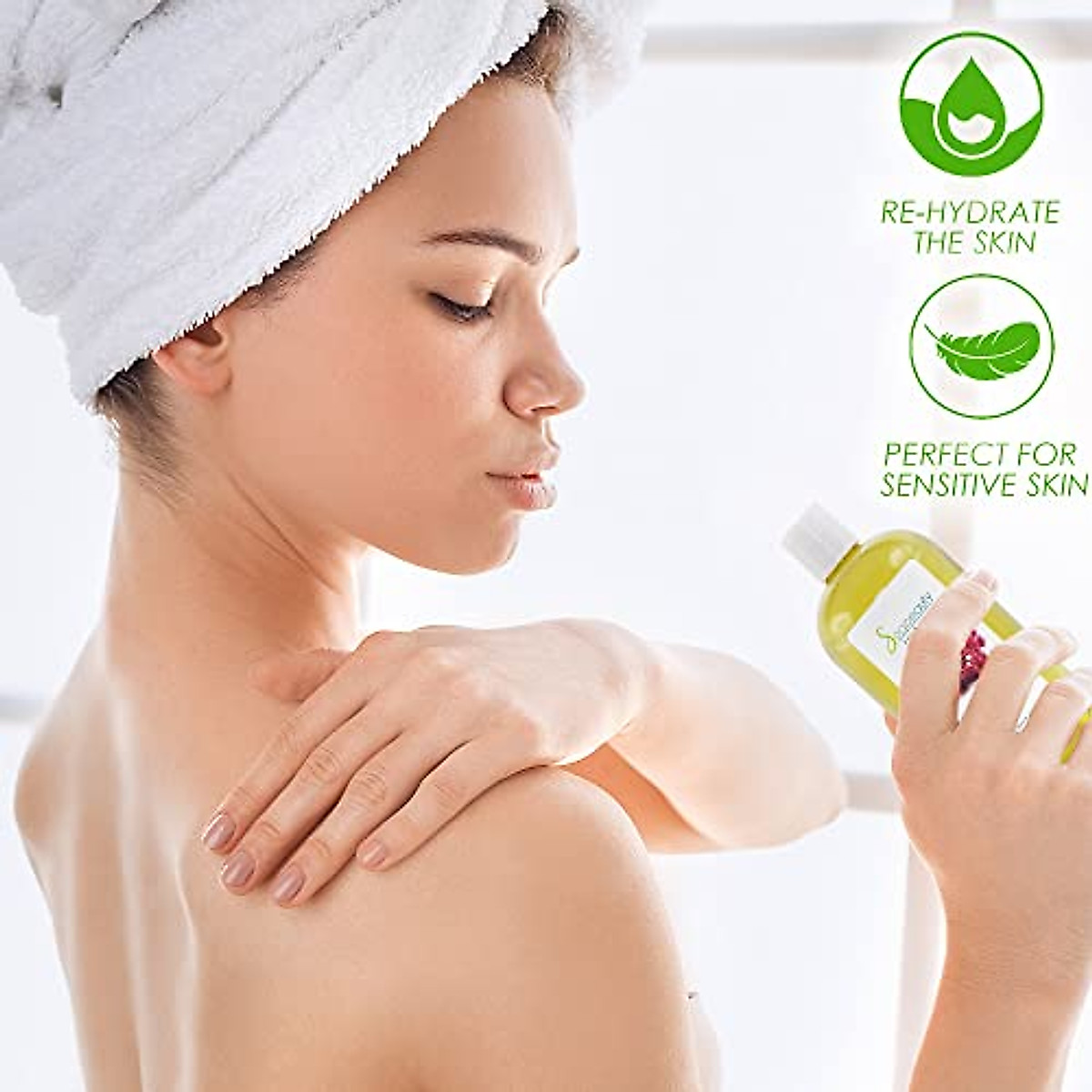 Soapeauty Cold Pressed Castor Oil | Hexane Free 100% Pure Natural Castor Oil Promotes Healthy Skin & Hair | Thickens Eyebrows & Lengthens Eyelashes | 32 fl oz