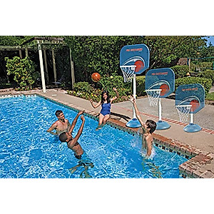 Poolmaster 72794 Pro Rebounder Adjustable Poolside Basketball Game , Blue