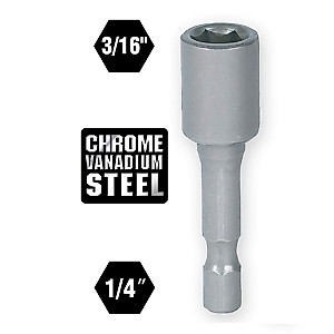 IVY Classic 44708 3/16" x 2" Nut Setter For Panelmate Screws, Impact Plus, 1/card