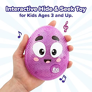 Eggcellent By Relatable, The Kid-Friendly Hide & Seek Game, Silly Poopy Hide & Seek Easter Eggs Toddler Toys, Includes 1 Eggcellent Light-Up Toy That Sings, Great Easter Basket Stuffers for Toddler